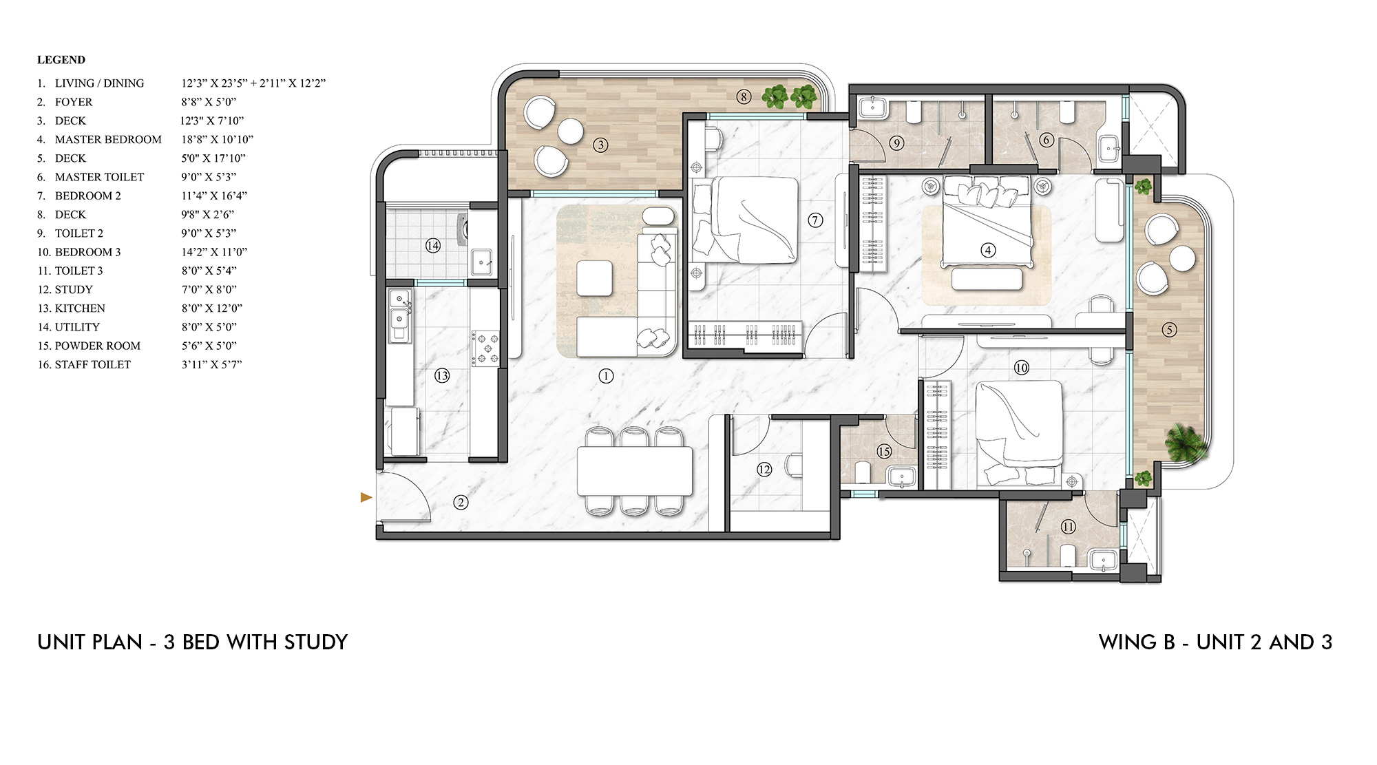 Lodha Acenza Floor Plans - 3 BHK & 4 BHK Master & Unit Plans | Lodha ...